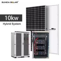 China 10kW Hybrid Solar Inverter System Ground Mounting Overload Protection for Home for sale
