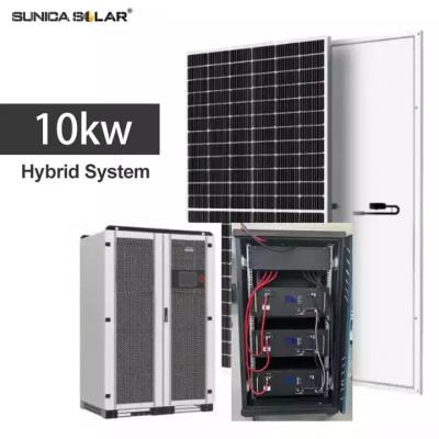 China 10kW Hybrid Solar Inverter System Ground Mounting Overload Protection for Home for sale
