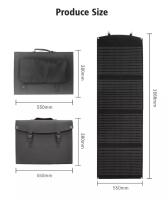 China Compact Portable Folding Solar Panels Flexible 120w Portable Solar Panel for sale