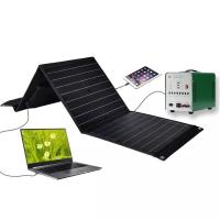 China Portable Folding Solar Panel 12% Efficiency 860x410x5mm Sunpower Solar Blanket Battery Charger for sale