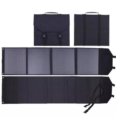 China Overlapping Power Film Solar Foldable 60 Watt 23.6V Removable Fold Up Solar Panels for sale