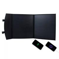 China 100w Portable Folding Solar Panels For Logging Fabric Monocrystalline for sale