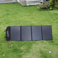 China Portable Generator 120w Folding Solar Panel Power Film Solar Foldable For Camping for sale