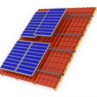 China Pitched Tile Roof Solar Mounting Bracket AL6005-T5 60m/s Wind Load for sale