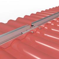 China Pitched Tile Roof Solar Mounting Bracket AL6005-T5 60m/s Wind Load for sale