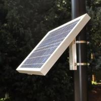 China 30w 60w Solar Panel Bracket Aluminum Alloy 100w Pole Mount Bracket for sale