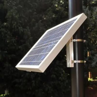 China 30w 60w Solar Panel Bracket Aluminum Alloy 100w Pole Mount Bracket for sale
