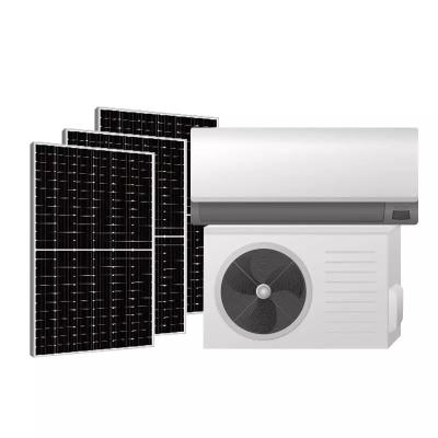 China 220VAC Solar Thermal Hybrid Air Conditioner DC Split Off Grid Air Conditioner for sale