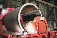 China Custom Metal Plate Rolling Bending Service Aluminum Carbon Steel Copper SS Up to 2.5in Thick 126in OD for sale