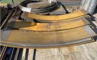 China Custom Metal Plate Rolling Bending Service Aluminum Carbon Steel Copper SS Up to 2.5in Thick 126in OD for sale