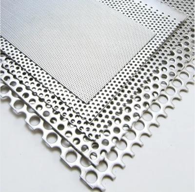 China SS304 201 316 Stainless Steel Perforated Sheet 5x10 Ft 4x8 Punching Metal Parts for sale