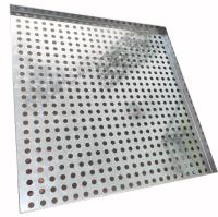 China SS304 Perforated Steel Sheet 3mm Thick Round Hole Punching Mesh Plate 4x8 for sale