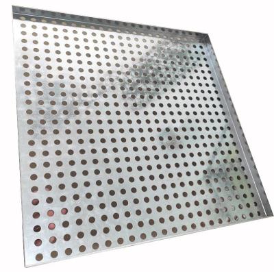 China SS304 Perforated Steel Sheet 3mm Thick Round Hole Punching Mesh Plate 4x8 for sale