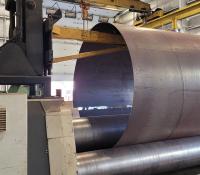 China Rolling Metal Plate Laser Cutting Steel Pipe Reinforcements and Pipelines 12-28 Gauge 48 Inch for sale