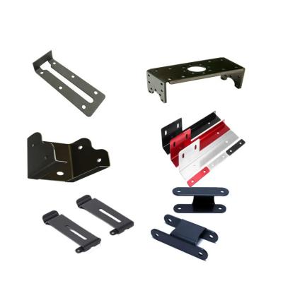 China Custom OEM Black Painting Sheet Metal Press Parts Bead Blasted Finish 0.5mm-3mm for sale