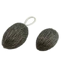 China JNKA Stainless Steel Scrubber JK-GS-001 - Rust-Resistant Kitchen Cleaning Ball with Hangable Design for sale