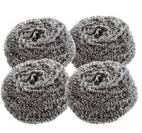 China Stainless Steel Scourer for BBQ Grill Cleaning 15-50g Weight Customizable SS304 SS430 Material Options for sale