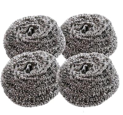 China Stainless Steel Scourer for BBQ Grill Cleaning 15-50g Weight Customizable SS304 SS430 Material Options for sale