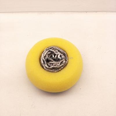 China JK-SY-024 Sponge with Stainless Steel Scourer - 2g Sponge & 13g Steel for Kitchen Cleaning for sale