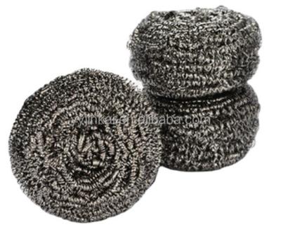 China YUYAO JINKAI Stainless Steel Kitchen Scourer Ball 20g with 0.13-0.18mm Wire for Tough Stain Removal for sale