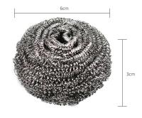 China SS410/430 15g Stainless Steel Scourer Sponge - Industrial Grade Cleaning Tool with 15g Weight for sale