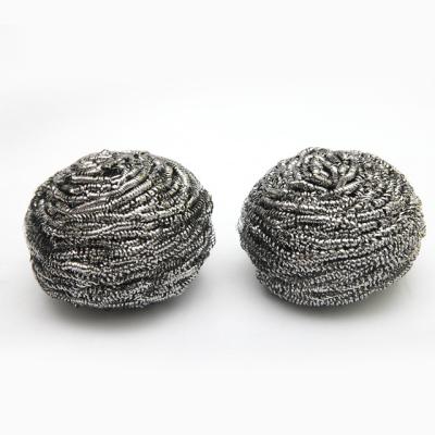 China 25g Stainless Steel Scourer Ball 60mm Diameter Kitchen Cleaning Scrubber AISI 410/430 Material for sale
