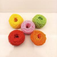 China Eco-Friendly Kitchen Cleaning Ball with Fiber Scourer - 15g/20g Weight Options, Rust-Free Spiral Design for Tough Stains for sale