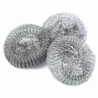 China 18g Galvanized Steel Scourer for Grill Cleaning - 8cm Diameter, 3-Pack Bulk Set for sale
