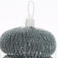 China Zinc Coated Galvanized Wire Pot Scourer with Net Bag - Bulk Packaging for Household & Commercial Use for sale