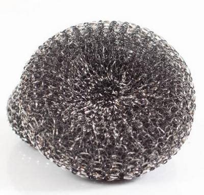 China Galvanized Stainless Steel GI Mesh Scourer Cleaning Ball 3.5 Inch Heavy-Duty Industrial Grade for sale