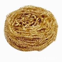 China 18g Copper-Coated Stainless Steel Scrubber 2-Pack with Anti-Bacterial Properties for Kitchen Cleaning for sale