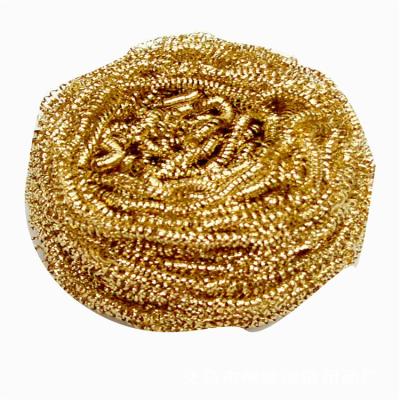 China 18g Copper-Coated Stainless Steel Scrubber 2-Pack with Anti-Bacterial Properties for Kitchen Cleaning for sale