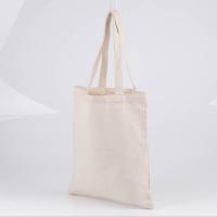 China White Medium 8 OZ 50x2.5cm Cotton Canvas Tote Bag for sale