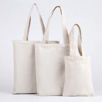 China White Medium 8 OZ 50x2.5cm Cotton Canvas Tote Bag for sale