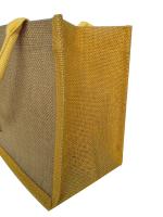 China Reusable No Print 30x12x30cm 380gsm Jute Shopping Bag for sale