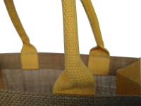 China Reusable No Print 30x12x30cm 380gsm Jute Shopping Bag for sale