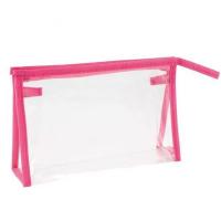 China Soft School PVC Zipper 0.15mm 22x7x15cm Pen Pencil Bag for sale