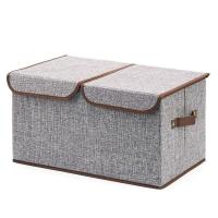 China 40x40x25cm 80gsm Collapsible Foldable Fabric Box for sale