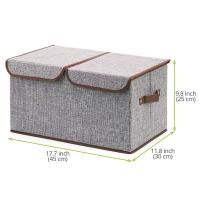 China 40x40x25cm 80gsm Collapsible Foldable Fabric Box for sale