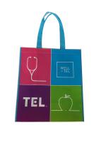 China Light Laminated  Handle PE SGS 50x2.5cm 9gsm PP Non Woven Bag for sale