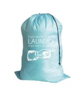 China Drawstring Nylon 24x36cm 0.8cm 134T Linen Hamper Bag for sale