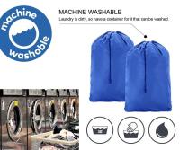 China 85g Polyester Hotel Travel 22x28cm 420D Laundry Hamper Bag for sale