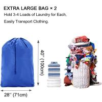 China 85g Polyester Hotel Travel 22x28cm 420D Laundry Hamper Bag for sale