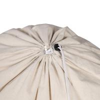 China Heavy Duty Cotton Drawstring 28x40cm 210D Canvas Hanging Hamper for sale