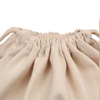 China OEM Large Cotton Drawstring 3cm 5 OZ Laundry Hamper Bag for sale