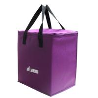 China Non Woven Wine 20x15x20cm 80gsm 2mm EPE Insulated Cooler Bag for sale