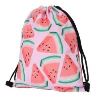 China 35X42cm 210D Nylon Travel Cosmetic CMYK Women Drawstring Bag for sale