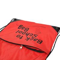 China Travel 1.2cm 30x40cm 210D Personalised Kids Drawstring Bag for sale