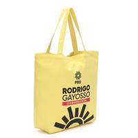 China Geometric Yellow 8 OZ 40x11x34.5cm Cotton Recycle Bag for sale