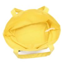 China Geometric Yellow 8 OZ 40x11x34.5cm Cotton Recycle Bag for sale